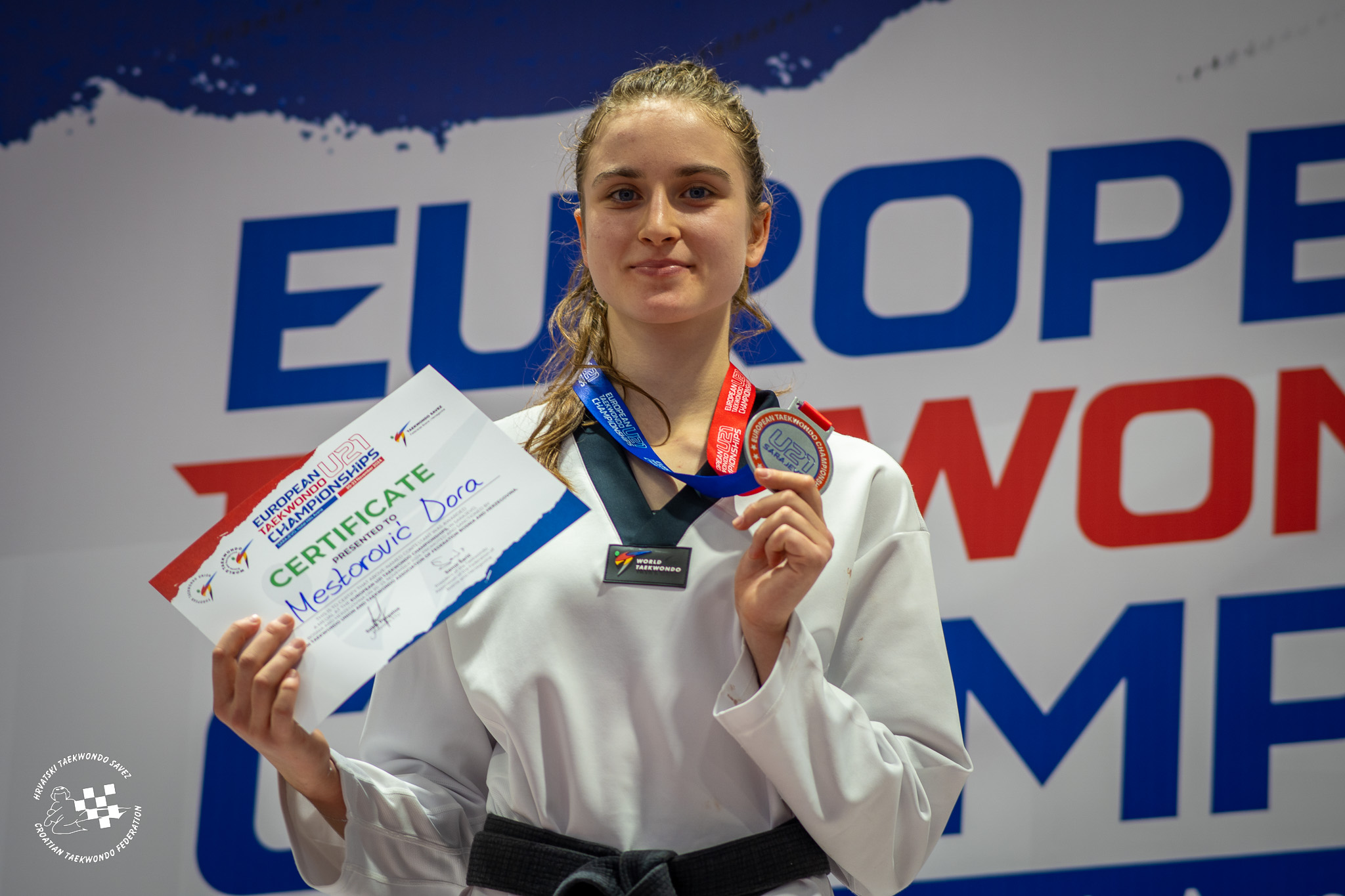 Dora Meštrović viceprvakinja Europe u Taekwondou! - Hrvatski taekwondo ...